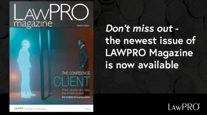 practicePRO – Risk management, claims prevention and law practice ...